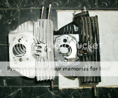 1968 cb175 sloper with cb175 verticle head | Honda Twins