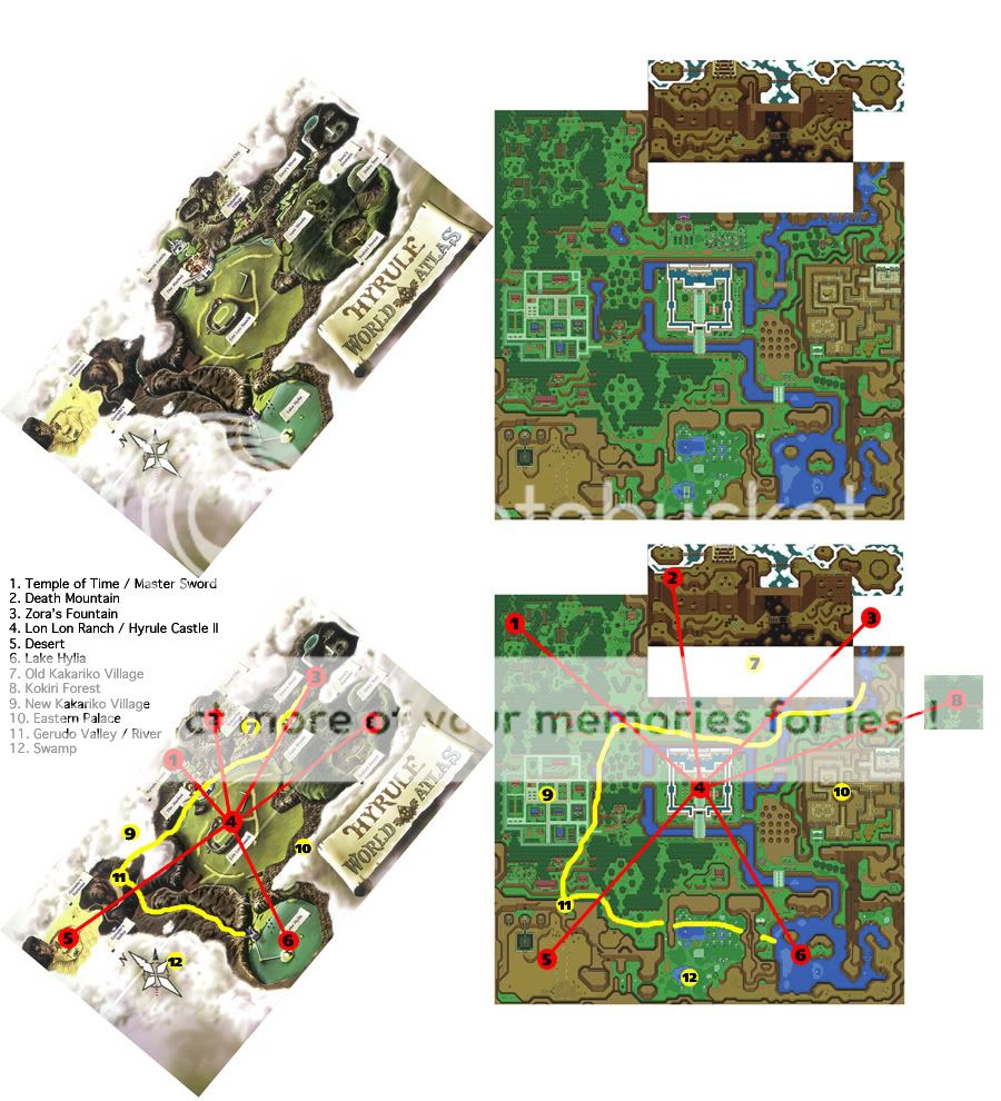 ALTTP perfectly fits OOT's Hyrule - Theorizing - Zelda Universe Forums