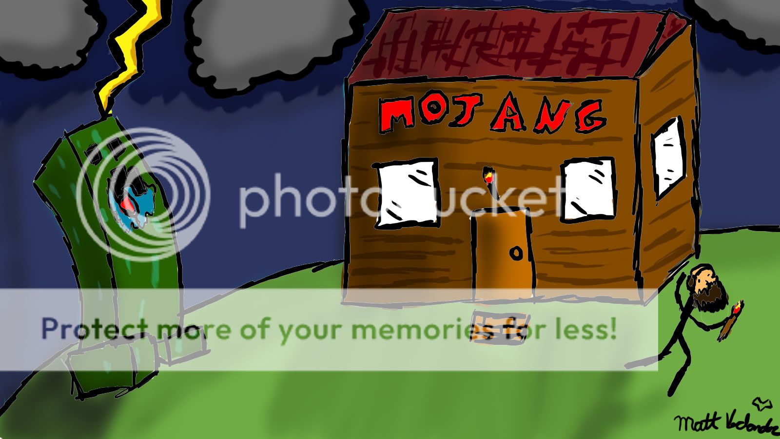 Thunder Hitting Creeper - Fan Art - Show Your Creation - Minecraft ...