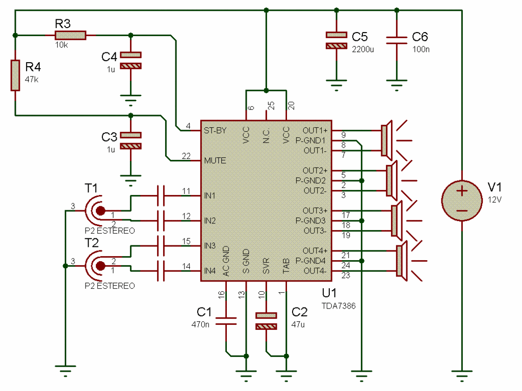 [resolvido!]Problema com TDA7386 - Eletrônica - Clube do Hardware