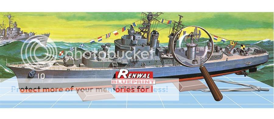 USS Decatur DD-936, 1/320 1950s kit brought into the 2010s! - Ready for ...